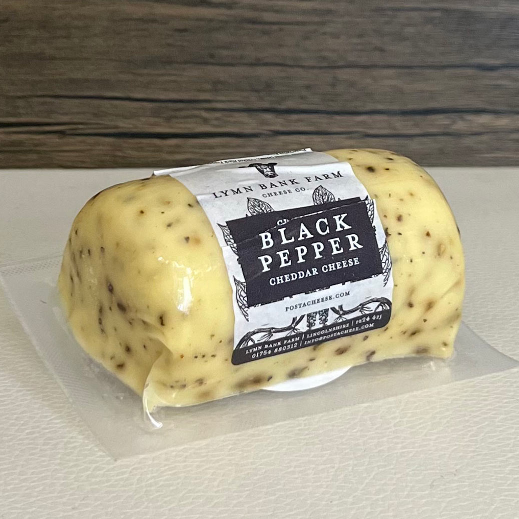 Cracked Black Pepper Cheddar - The Mouse House Cheese and Hamper Company