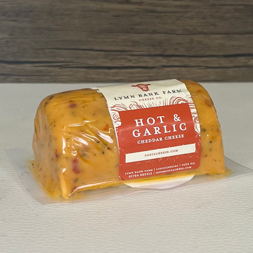 Hot & Garlic Cheddar - The Mouse House Cheese and Hamper Company