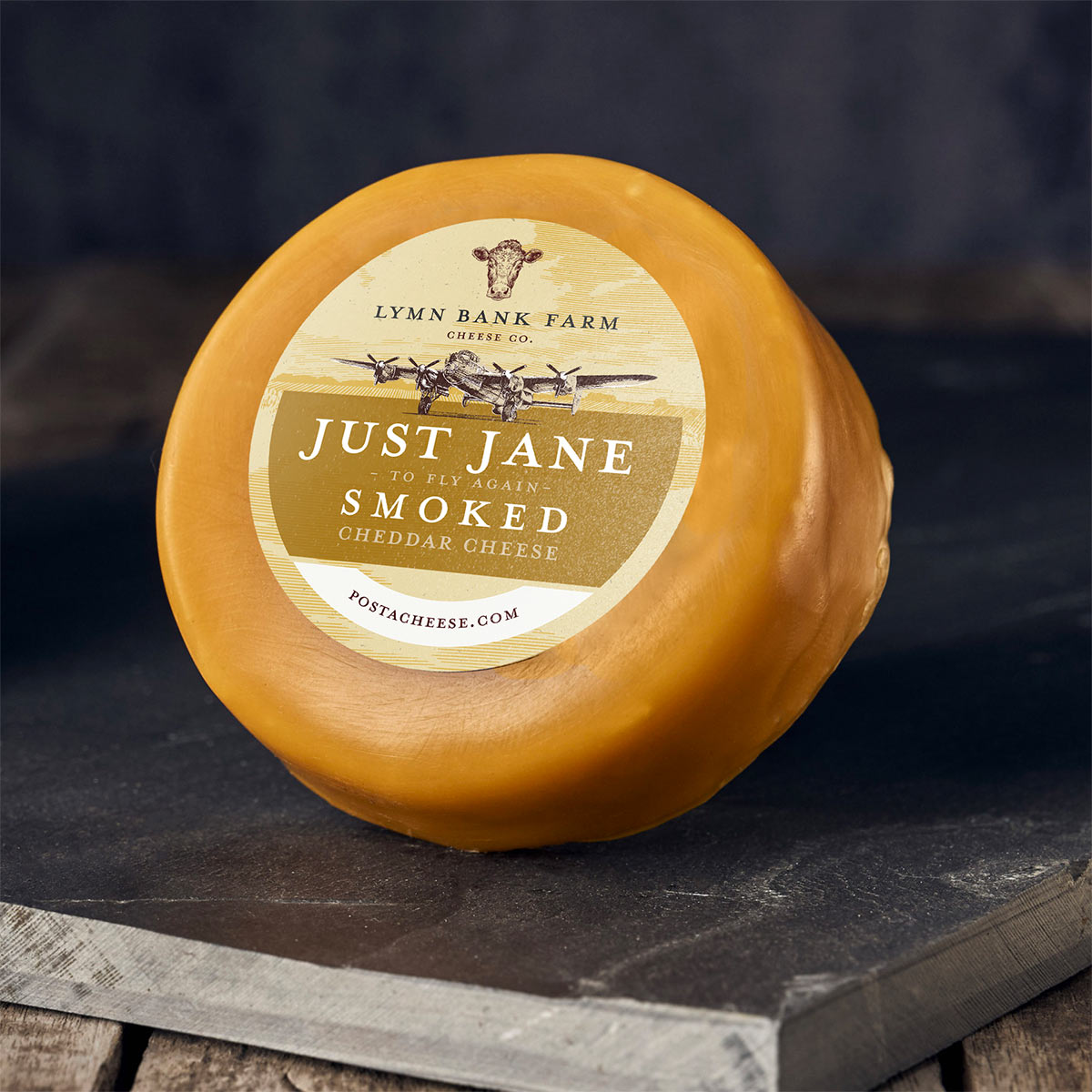 Just Jane Smoked Truckle - The Mouse House Cheese and Hamper Company