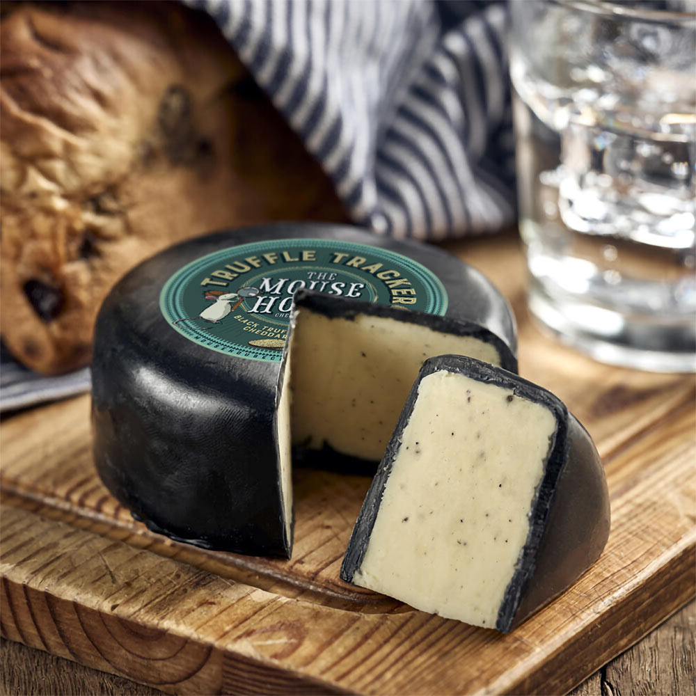 Introducing our Black Truffle Cheddar - The Mouse House Cheese and ...