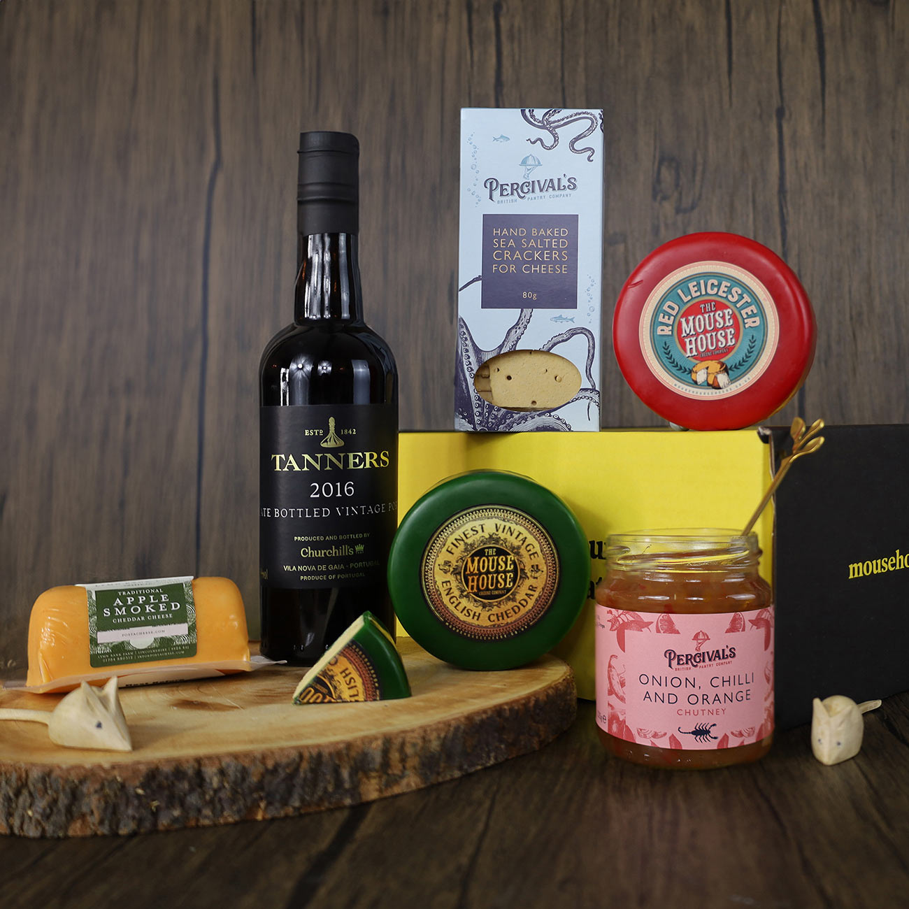 Port & Cheese Hamper - The Mouse House Cheese and Hamper Company