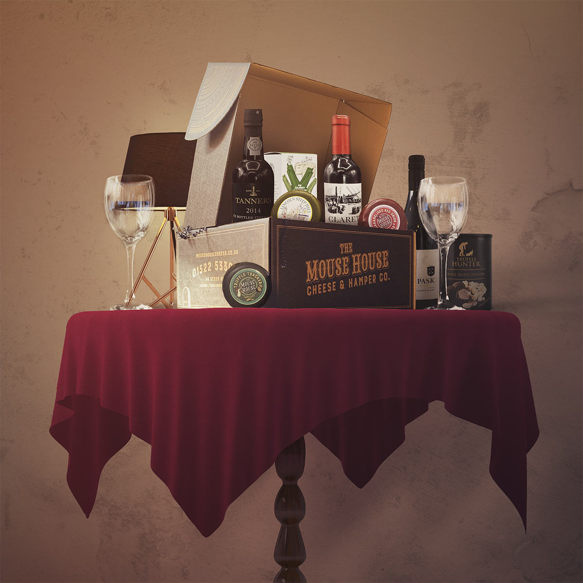 Mouse House Signature Boxed Cheese Hampers