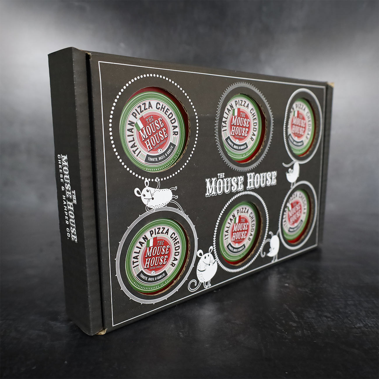 Italian Pizza Cheddar Fridge Filler - The Mouse House Cheese and Hamper ...