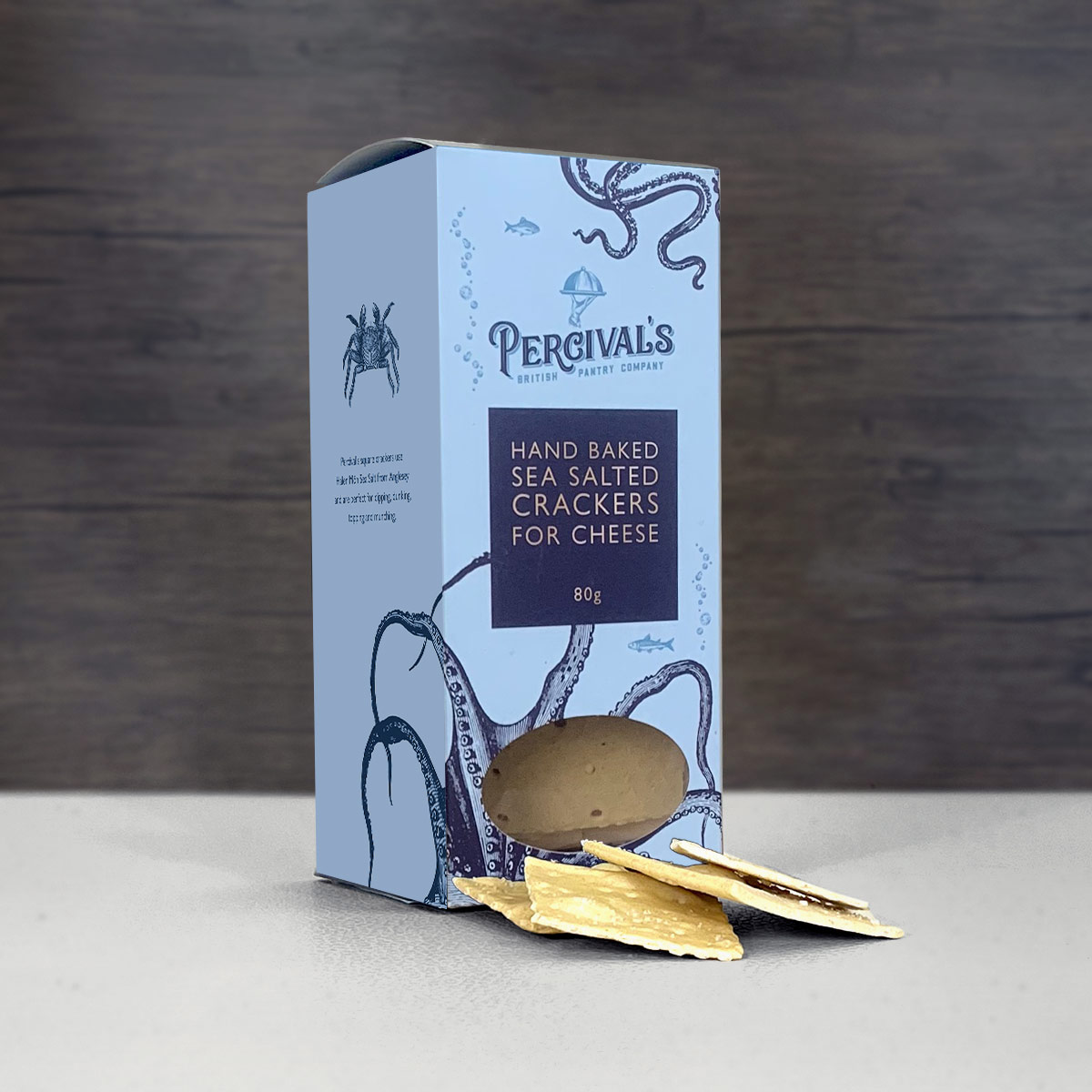 Percival's Sea Salted Crackers - The Mouse House Cheese and Hamper Company