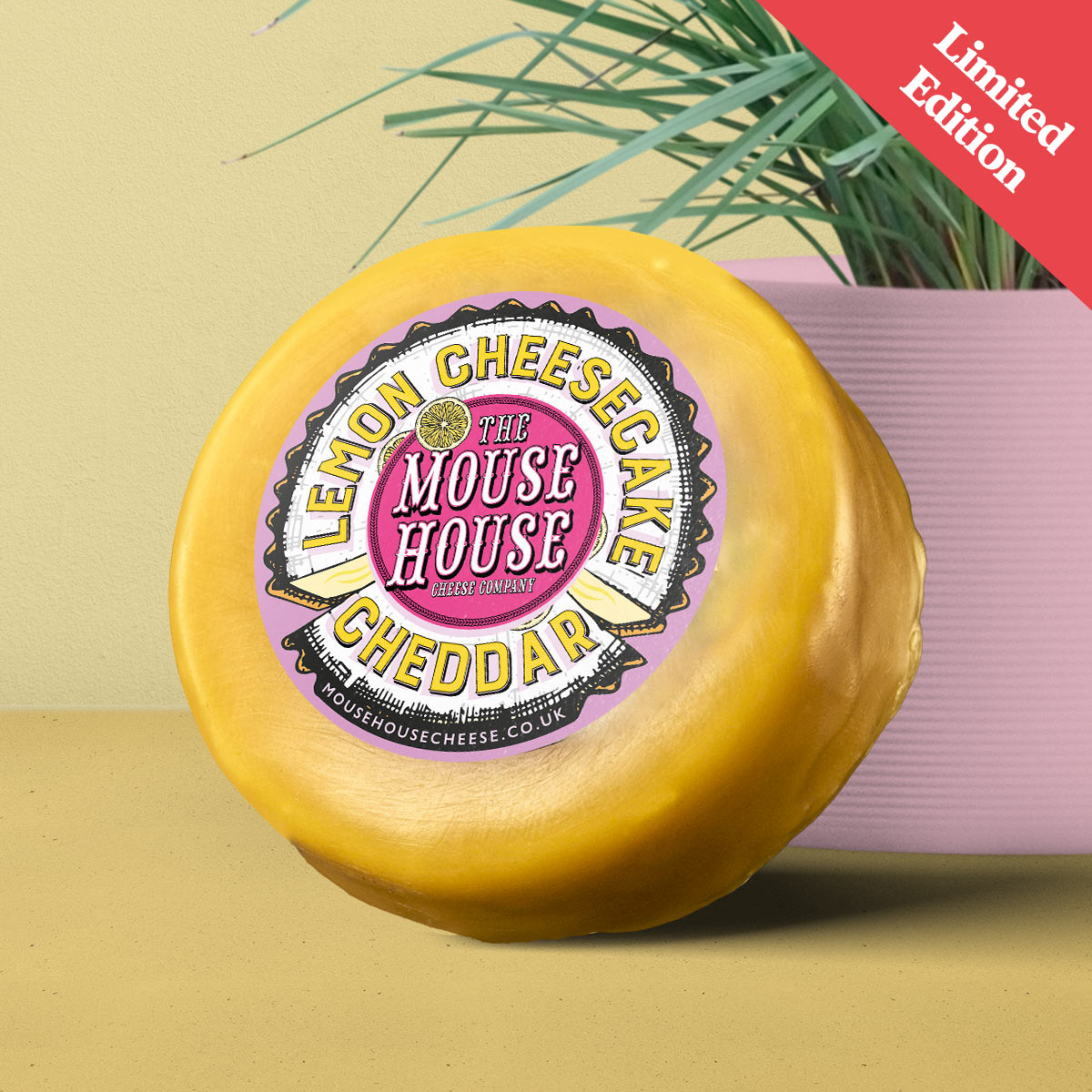 Lemon Cheesecake Cheddar - The Mouse House Cheese and Hamper Company