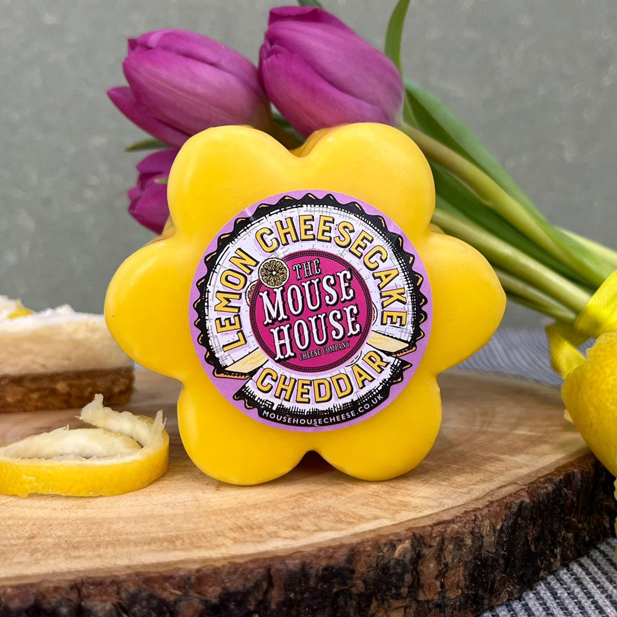 Lemon Cheesecake Cheddar - The Mouse House Cheese & Hamper Company