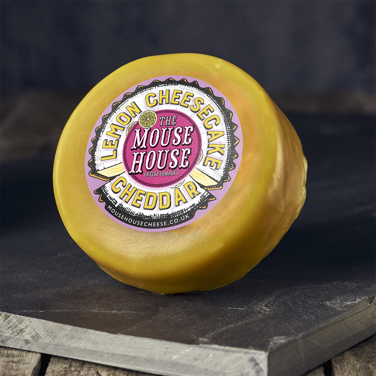 Lemon Cheesecake Cheddar - The Mouse House Cheese and Hamper Company